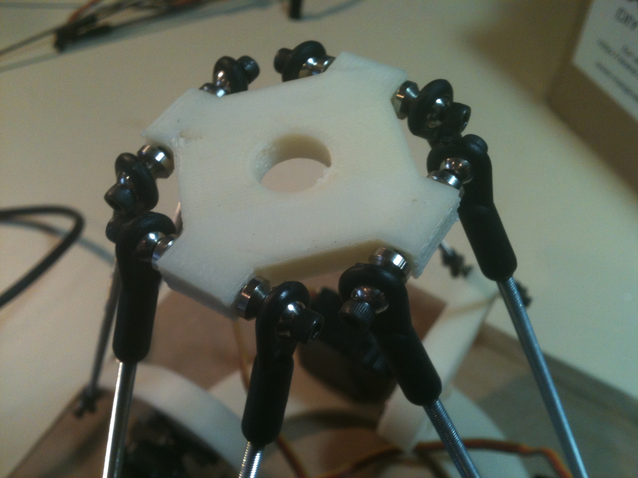 4 Arm Delta Robot End Effector Marginally Clever Robots