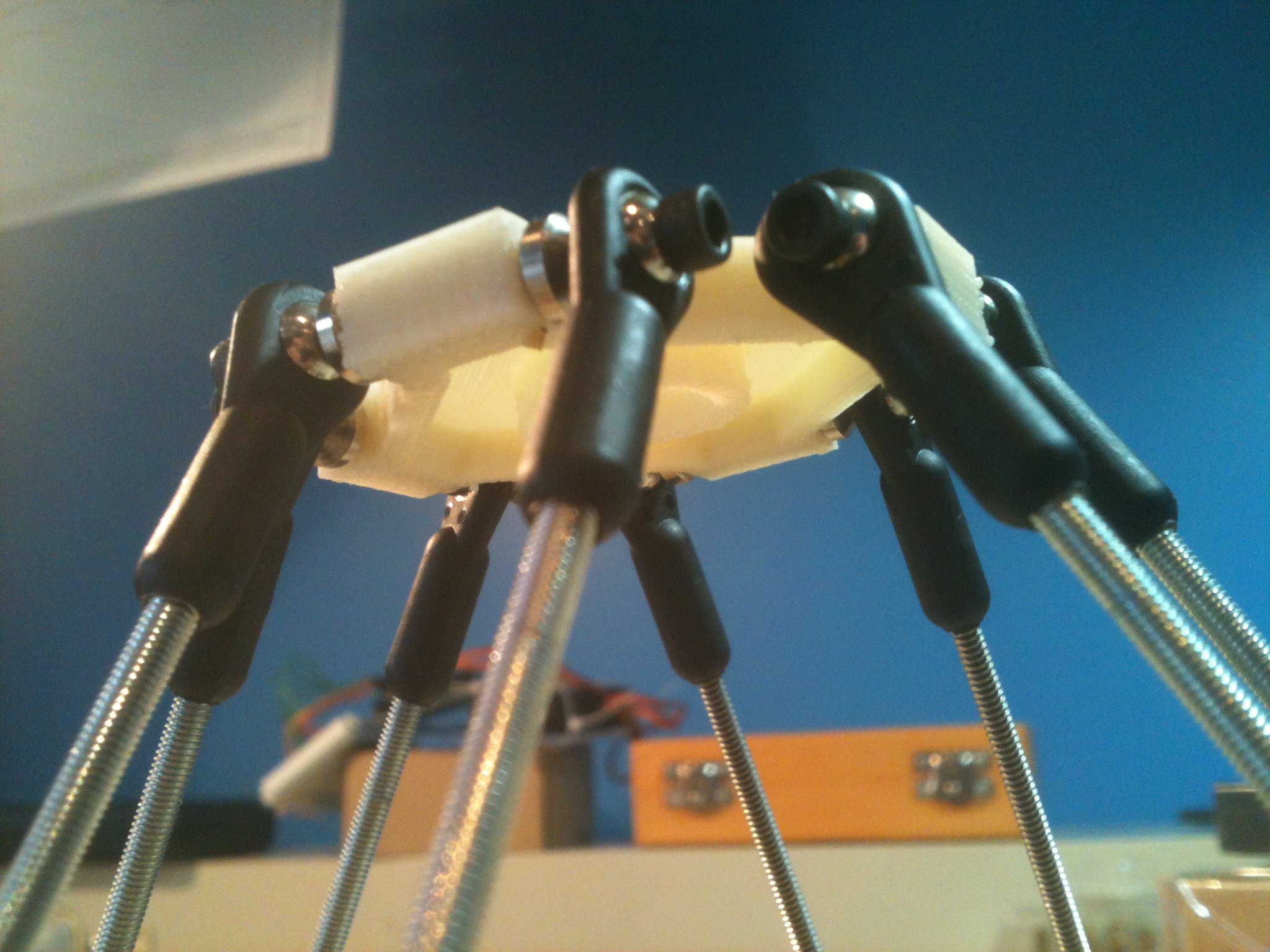 4 Arm Delta Robot End Effector Upshot Marginally Clever Robots