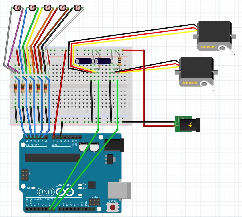 cando 2 line follower robot breadboard – Marginally Clever Robots