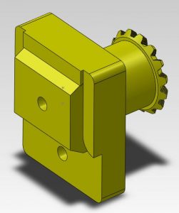 Robot Arm Adapter Dimension Diagram – Marginally Clever Robots