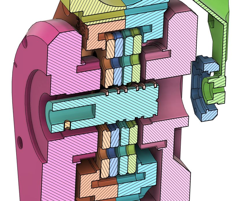 A Sixi Robot cycloid gearbox eccentric cam shaft – Marginally Clever Robots