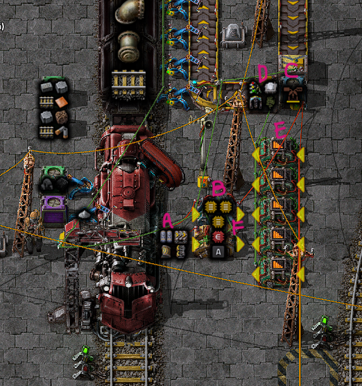 Factorio self-loading construction train – Marginally Clever Robots